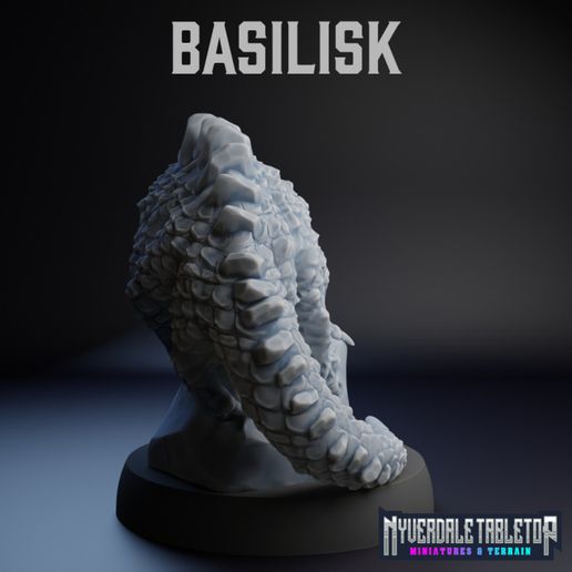 3D file Basilisk 🦎 ・3D printing design to download・Cults