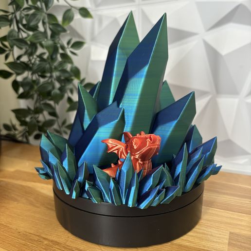 🐉 Articulated Dragon Display Stand・ STL File for 3D printing・Cults