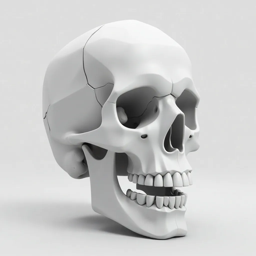 The Perfect Skull Model 💀 ・ 3MF File for 3D printing・Cults