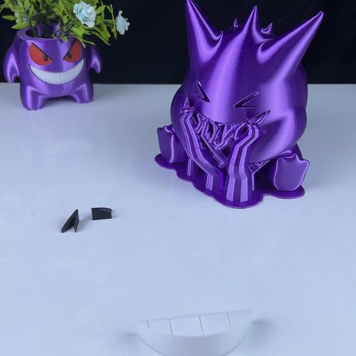 🐉 Gengar Controller Holder - Multipart model・Archivo 3D para ・Cults
