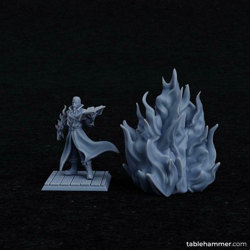 🔥 Flame walls (magical flame effects)・ 3D File for ・Cults