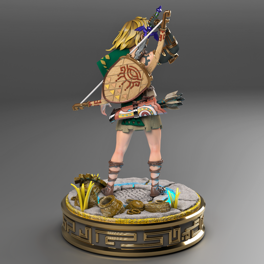 🔗 Link HD Statue - Zelda Tears of the Kingdom - TOTK・ STL File for ・Cults
