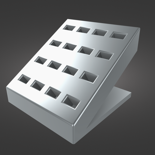 💾 USB Holder 16 Slot・ STL File for 3D printing・Cults