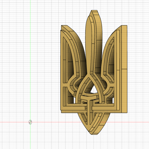 🔱 trident symbol of ukraine・Free STL File for ・Cults