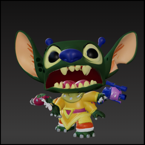 🎬 Stitch funko pop・Free STL File for 3D printing・Cults