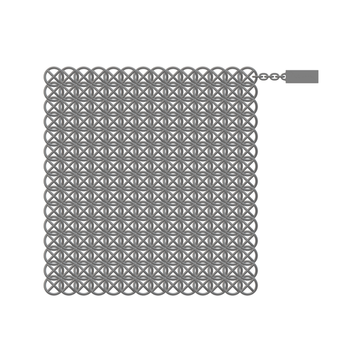 🪞 FOC Textiles Flat X 15x15cm・ STL File for 3D printing・Cults