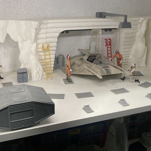 ⭐ Star Wars Hoth Echo Base Modular Hangar・Archivo 3D para Impresión 3D ...