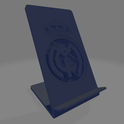 Archivo STL Soporte para teléfono del Real Madrid CF 📱 ・Objeto ...