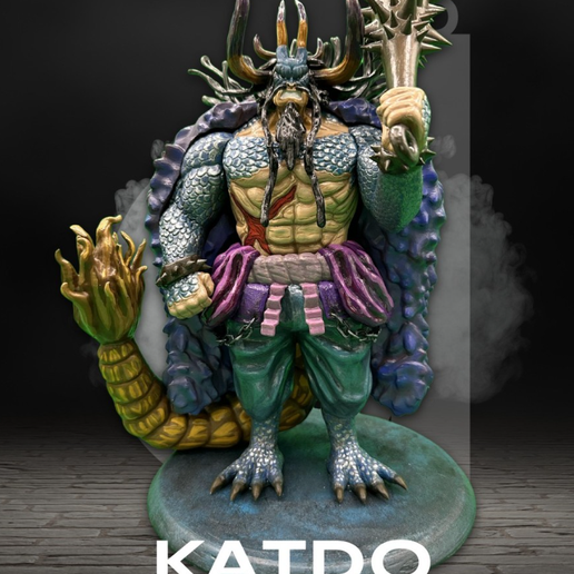 👾 KAIDO ONE PIECE - KAIDOU・ STL File for 3D printing・Cults