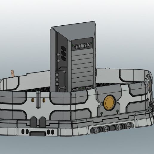 🏗️ Tau Tower Base・ 3D File for 3D printing・Cults