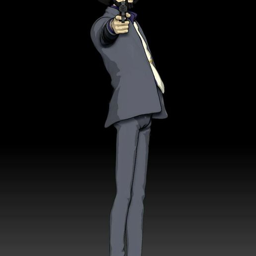 🗿 Daisuke Jigen, LupinIII, Figure ready to 3D print・ STL File for 3D ...