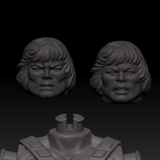 👾 Vintage-Style He-Man Action Figures 5.5" for 3D Printing - Classic ...