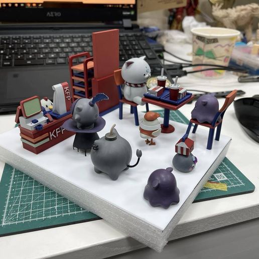 Free 3D file KFP DLC Vol.1 Model 👾 ・3D printing idea to download・Cults