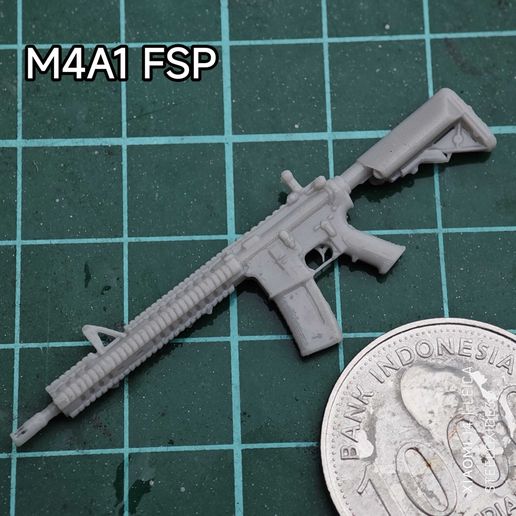 🎲 M4A1 FSP・ STL File for 3D printing・Cults