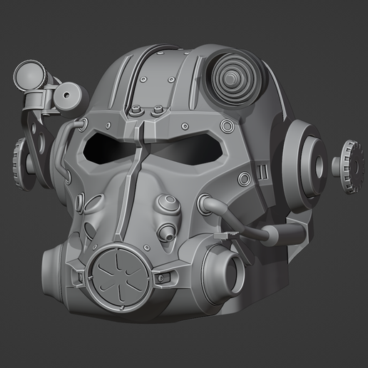 🪖 T-60b Power Armor Helmet from Fallout 4・ 3D File for 3D printing・Cults