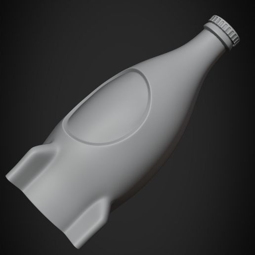 🍾 Fallout Nuka-Cola Bottle・ STL File for 3D printing・Cults