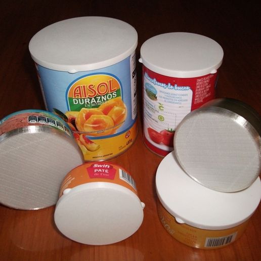 ♻️ Lids for cans of canned food - Lids for cans of canned food・ STL ...