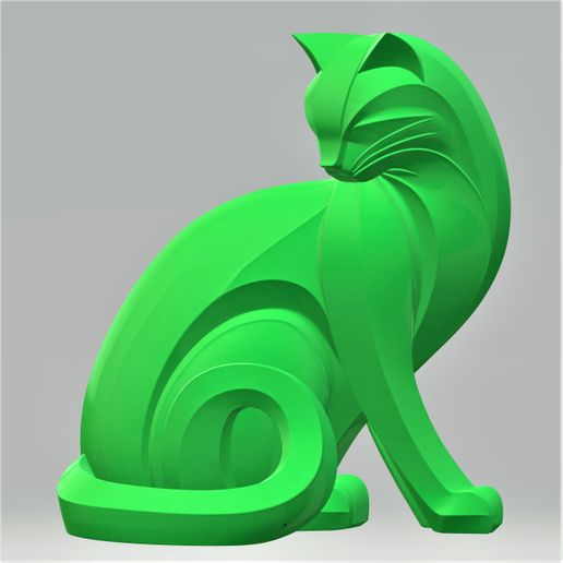 🐱 cat・ STL File for 3D printing・Cults