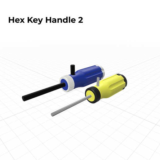 STL file Hex Key Handle 2 🔑 ・3D printing template to download・Cults