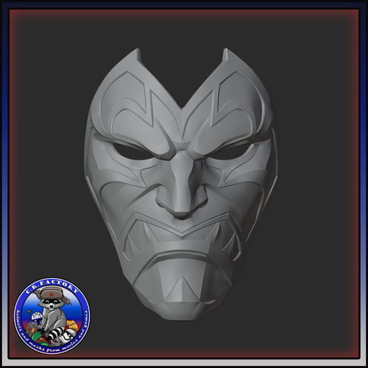 👾 Hawkeye mask “Ronin” (Marvel Rivals)・ 3D File for 3D printing・Cults