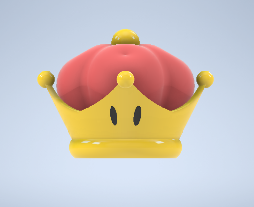 👑 Super Mario - Super Crown・Free STL File for ・Cults