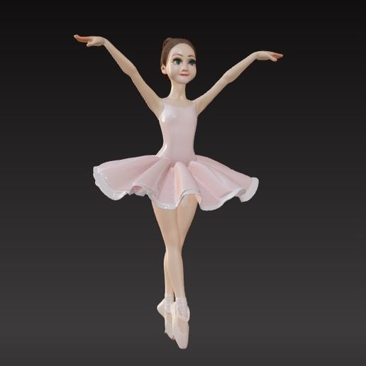 🩰 ballet dancer・ STL File for 3D printing・Cults