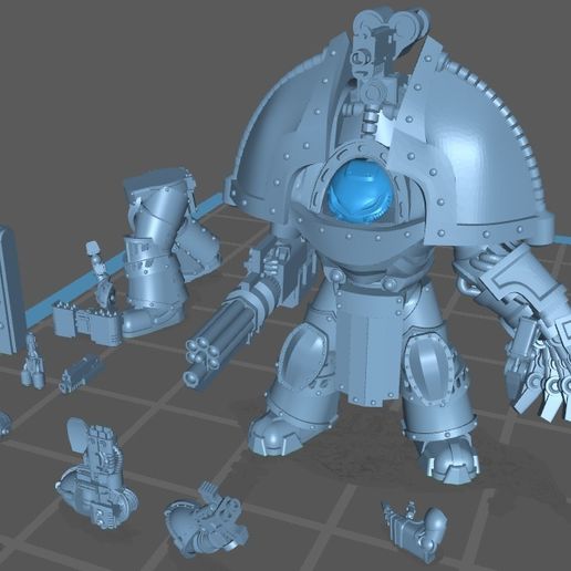 🏗 SATUR9 TERMINAITORS SPEIS MARINIS OLDJAMMAR・Free STL File for ・Cults