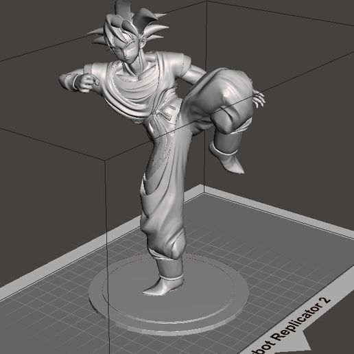 🎲 Goku Figure・Free 3D File for ・Cults