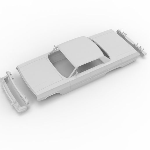 🔝 1963 chevy impala hard top rc body shell・ 3D File for 3D printing・Cults