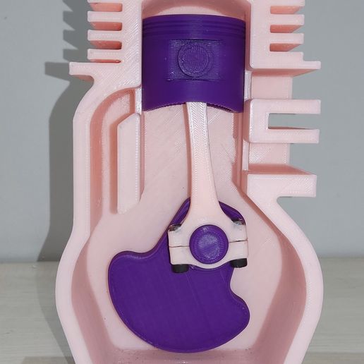 🧑‍🔧 TWO-STROKE ENGINE - FUNCTIONAL・ 3D File for 3D printing・Cults