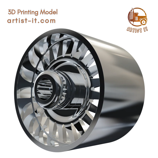 🛞 JTX REAR SCHIZO DUALLY WHEEL 3D MODEL・ STL File for 3D printing・Cults