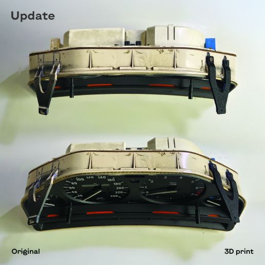 🧑‍🔧 UPDATE Instrument Cluster Repair Tabs BMW e30・ STL File for 3D printing・Cults