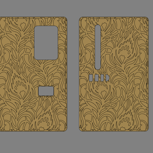 💐 Lost Vape Centaurus B80 Panels (Floral Design 2)・ STL File for 3D ...