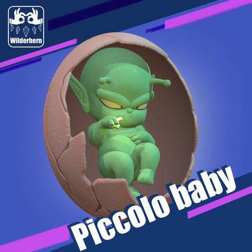 STL file Picolo baby dragon ball z 👶 ・3D printing template to download ...