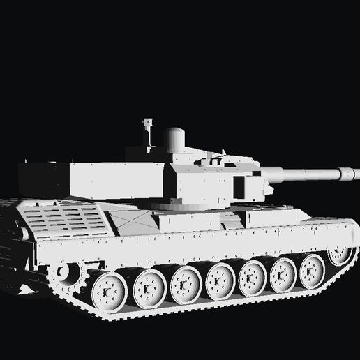 STL file Leopard 1 modernization 105mm turret 🐆 ・3D printable model to ...