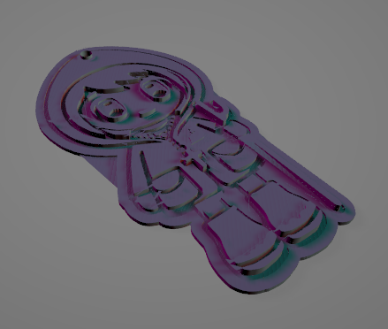 STL file Vatican key ring 🇻🇦 ・Model to download and 3D print・Cults