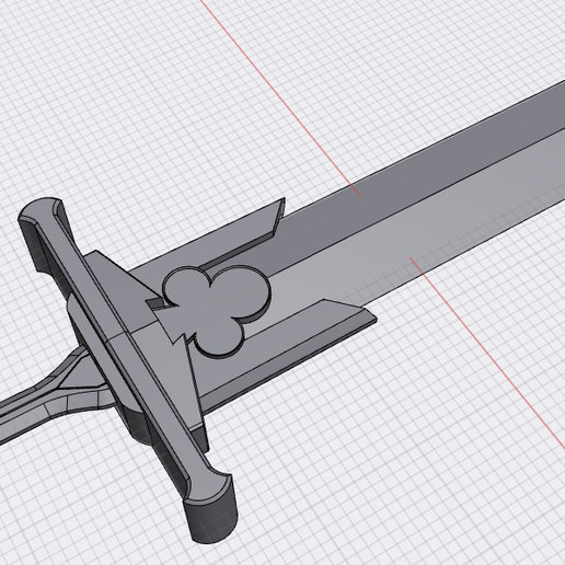 ☘️ Black Clover - Wizard King Sword・Free 3MF File for ・Cults