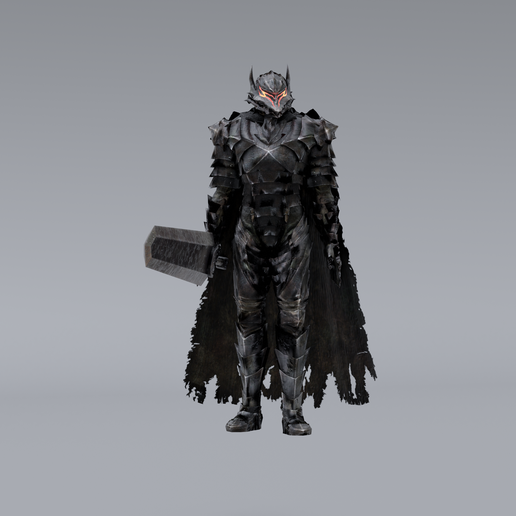 STL file guts berserker - rigged/posable [stl included] 🦸 ・3D printable ...