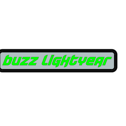 buzz lightyear logo sticker