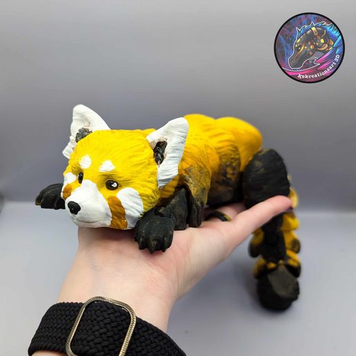 🐼 Flexi Red Panda・ 3D File for 3D printing・Cults