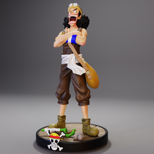 🎨 Ussop one piece・ 3D File for ・Cults