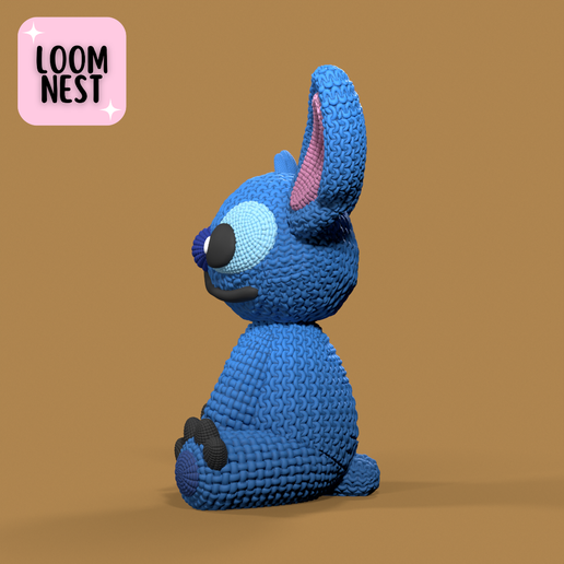 STL file STITCH KNITTED - CROCHET - MOVIE - DECORATION - 3D PRINT MODEL ...