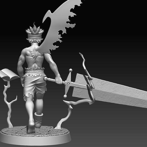 🗿 Asta first Demon Form・ OBJ File for ・Cults
