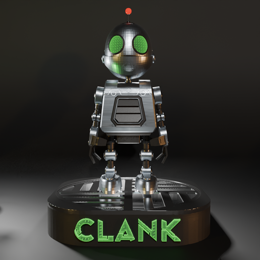 🎮 Clank | Articulated Action Figure・ STL File for 3D printing・Cults