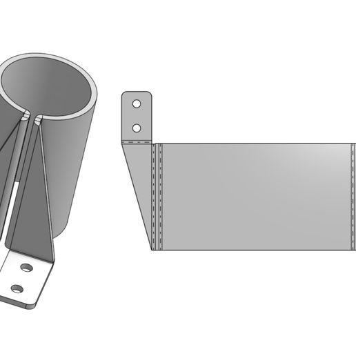 Free DXF file RIGHT ANGLE BRACKET FOR 1-1/8IN WOOD ROUND DOWEL -SHEET ...