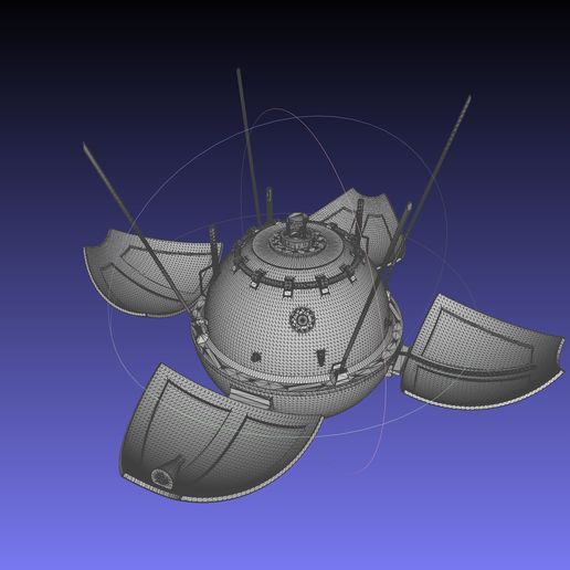 🌙 Luna 9 Moon Probe・ STL File for ・Cults