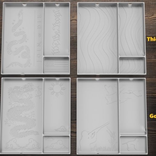 🏢 Everyday Carry Tray・ STL File for 3D printing・Cults