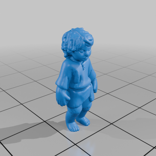🧒 Child Boy NPC (DND / TTRPG)・Free 3D File for ・Cults