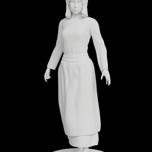 👩 Woman model・Free STL File for 3D printing・Cults