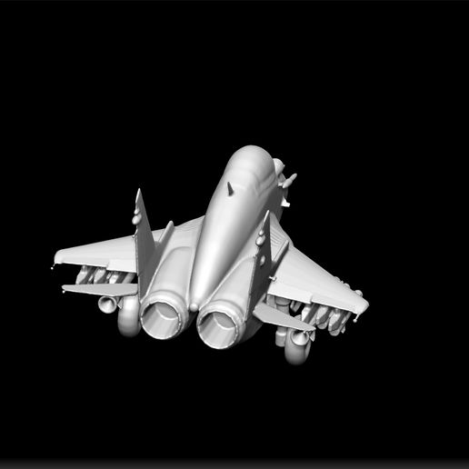 📁 MiG-29 Chibi 3D Print Model - Cute Fighter Jet STL File - Miniature ...